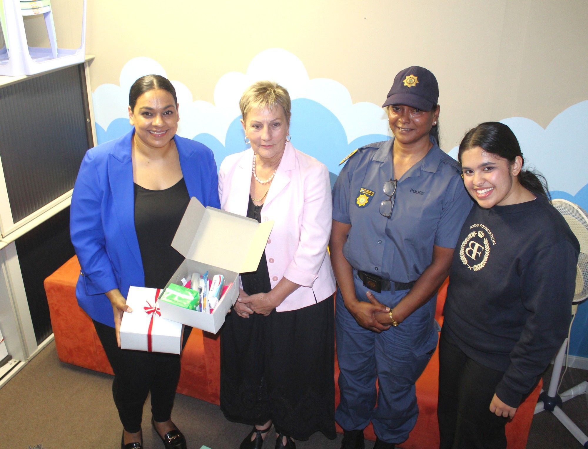 Ramp and support room revamp for police station