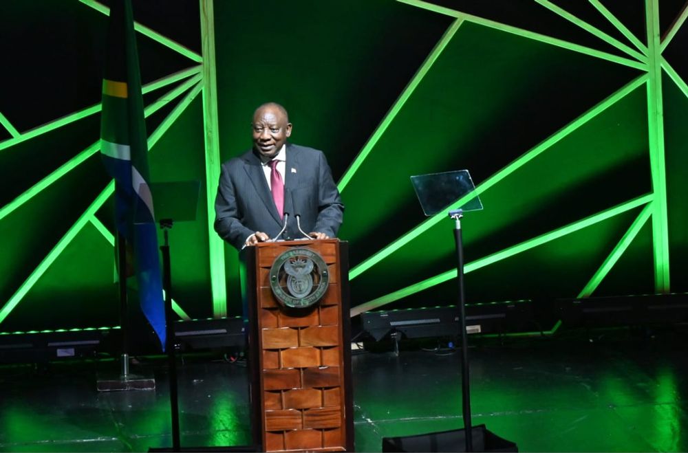 Ramaphosa delivers presidential address at Mining Indaba