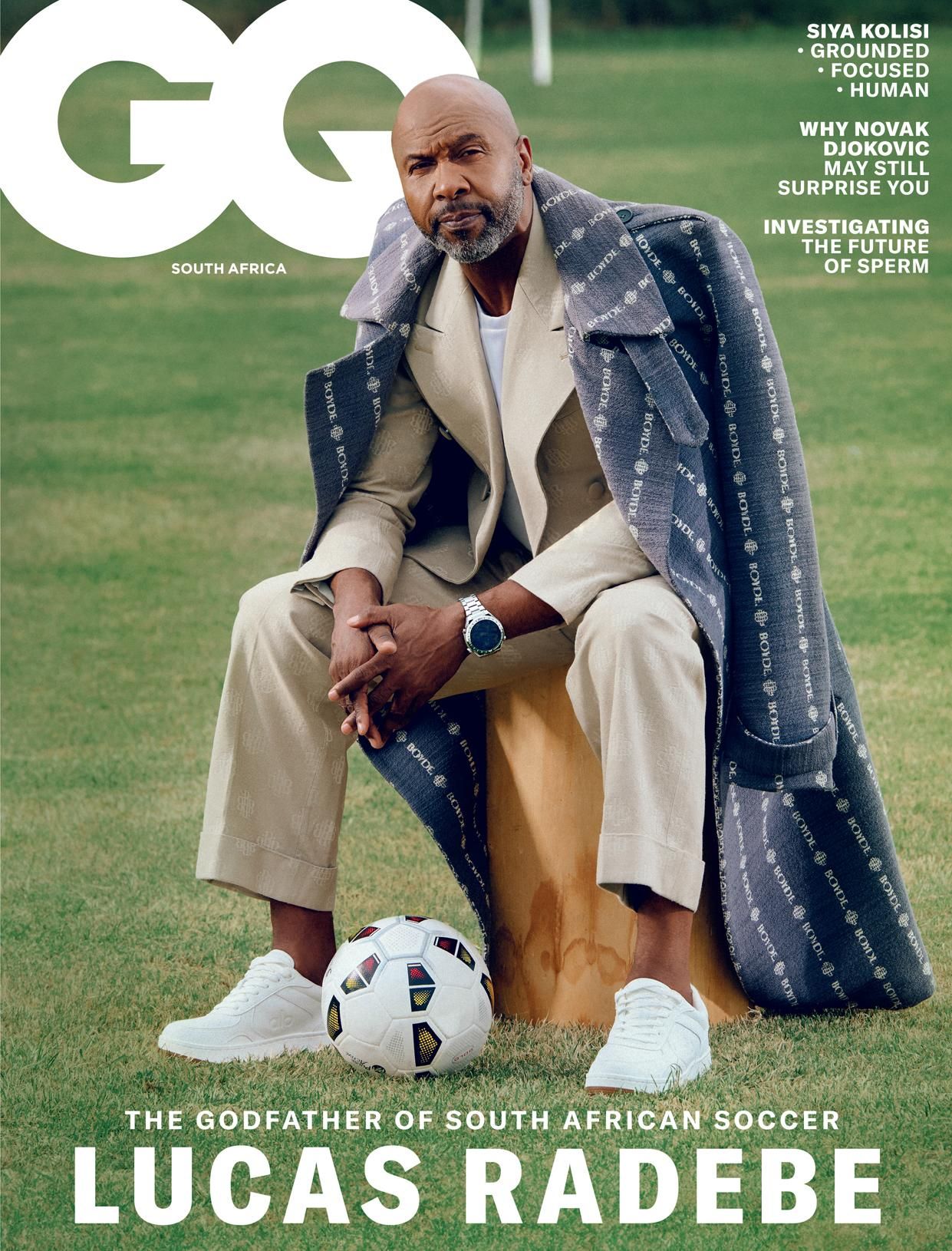 Introducing our Sports and Tech issue cover star Lucas Radebe