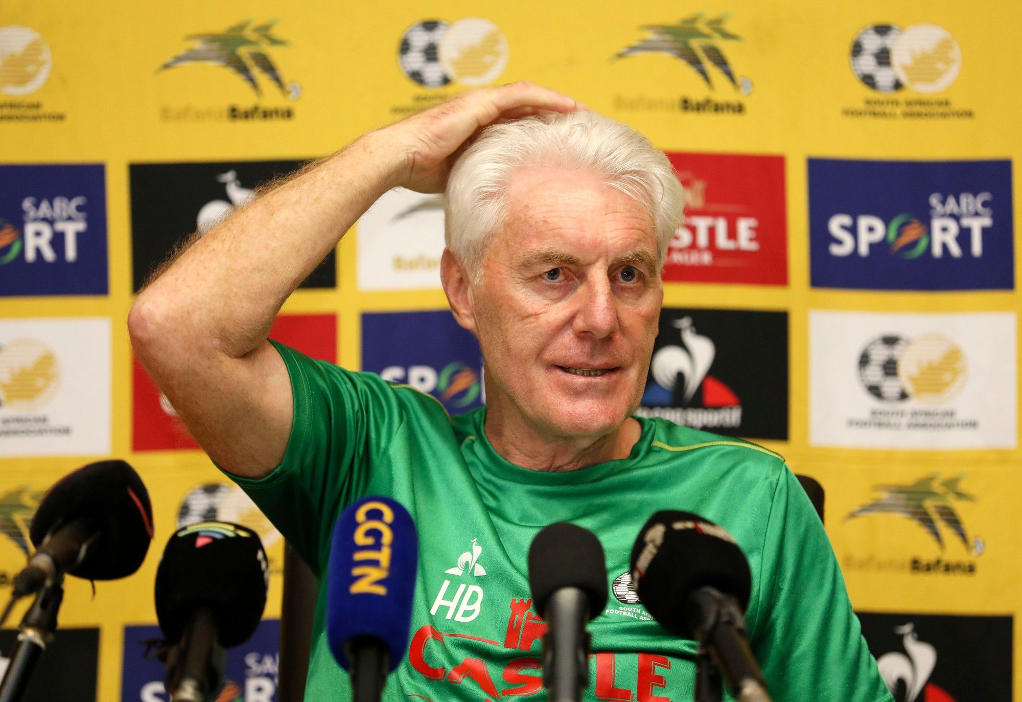 Bafana coach Hugo Broos impressed by the professionalism shown by the ...