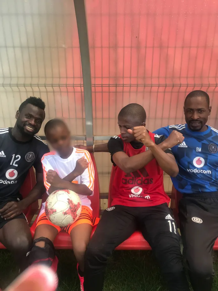 Pirates players help Gift on slow road to recovery