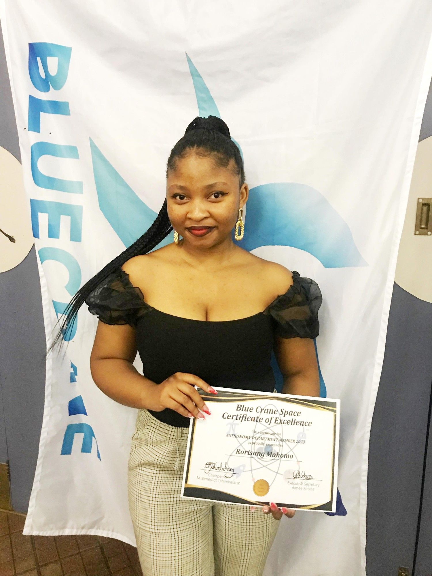 Tuks student reaching for the stars