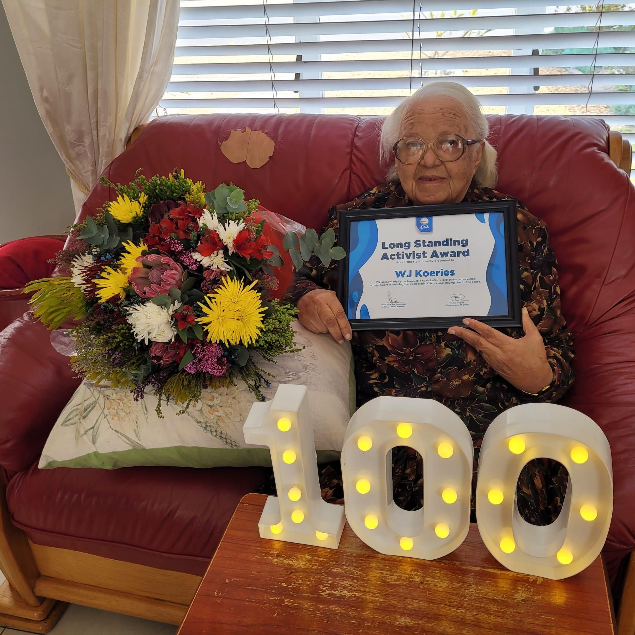 I cannot believe I reached that age: Ouma Koeries celebrates 100 years ...