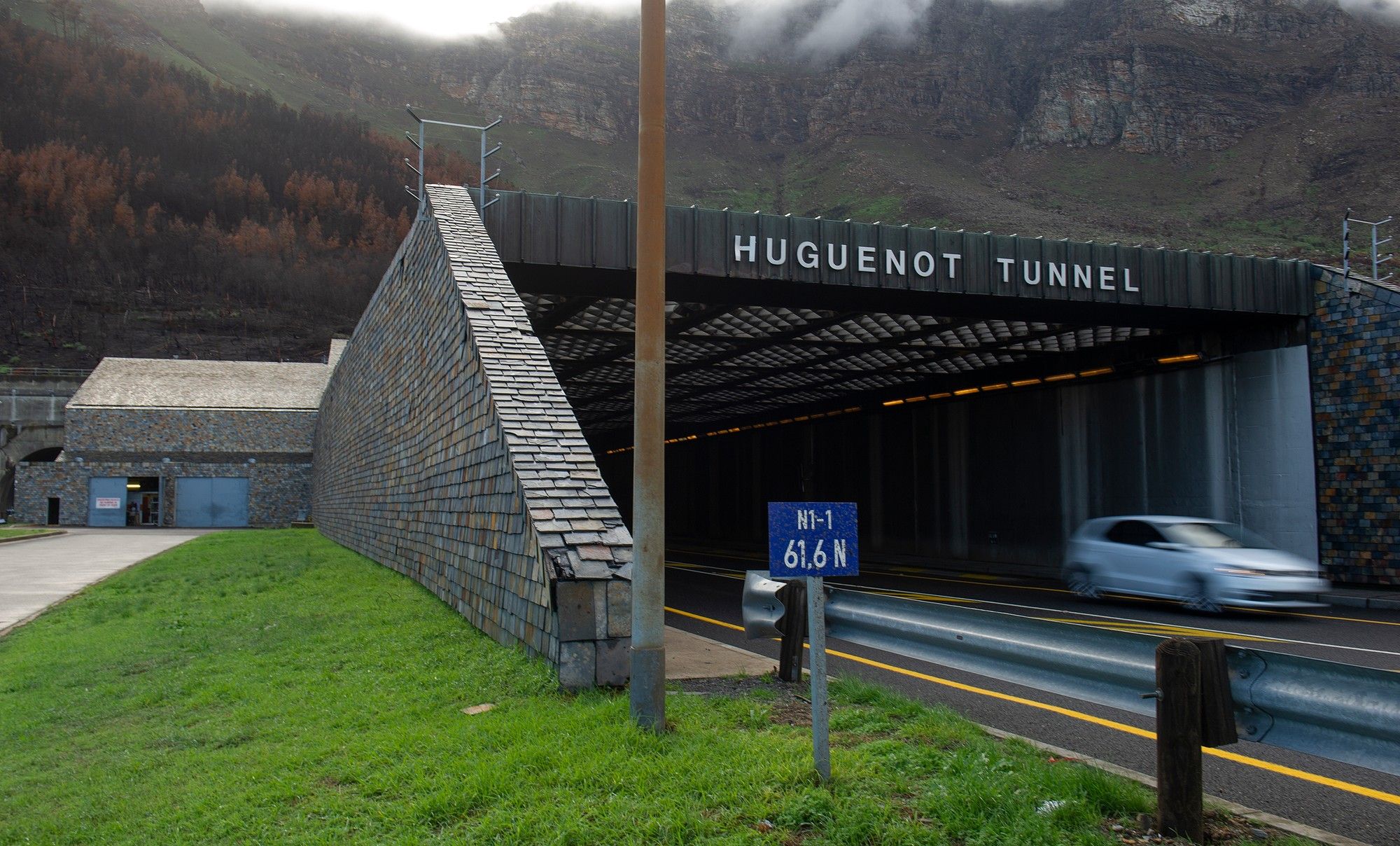 Huguenot Tunnel closed due to heavy rains and storms