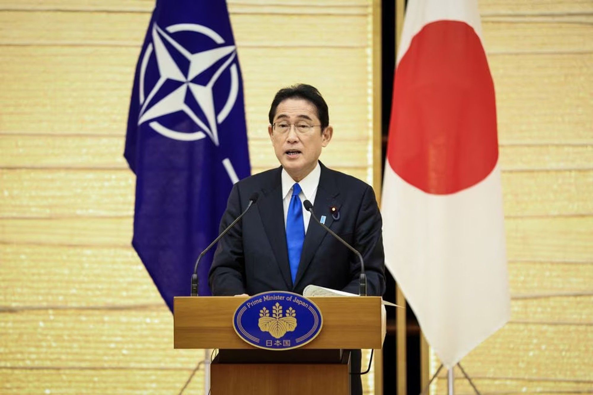 Nato, Japan pledge to strengthen ties in face of ‘historic’ security threat