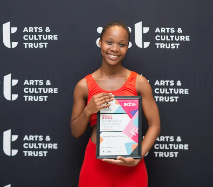Marang Khwene and Liam Rose are the proud ACT Nyoloha Scholarship winners