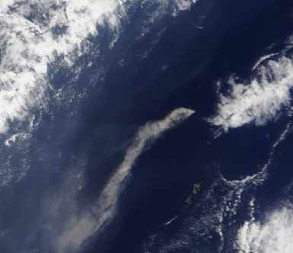 Volcano belches smoke in Northern Marianas