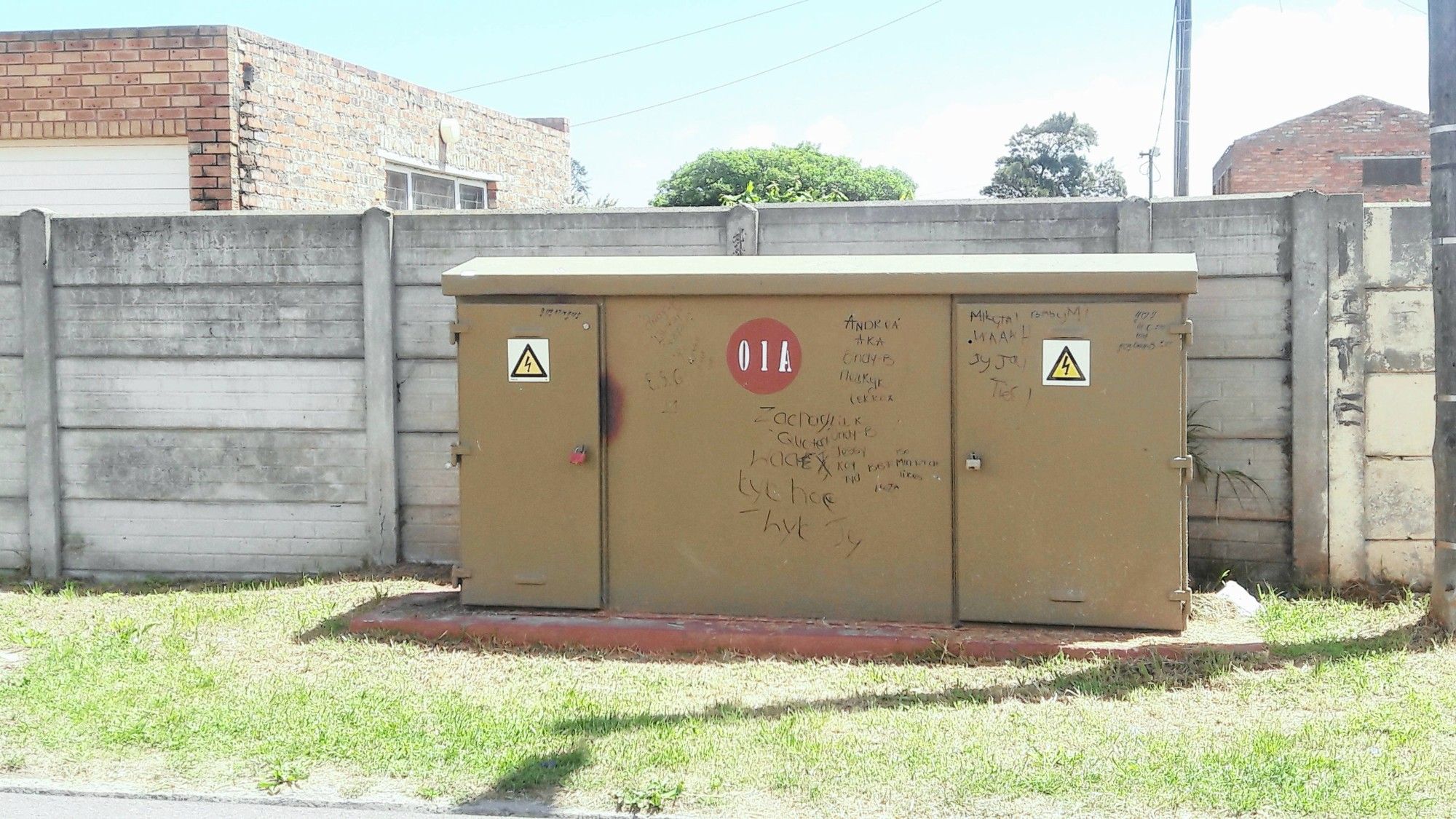 Child's agony after power substation explodes