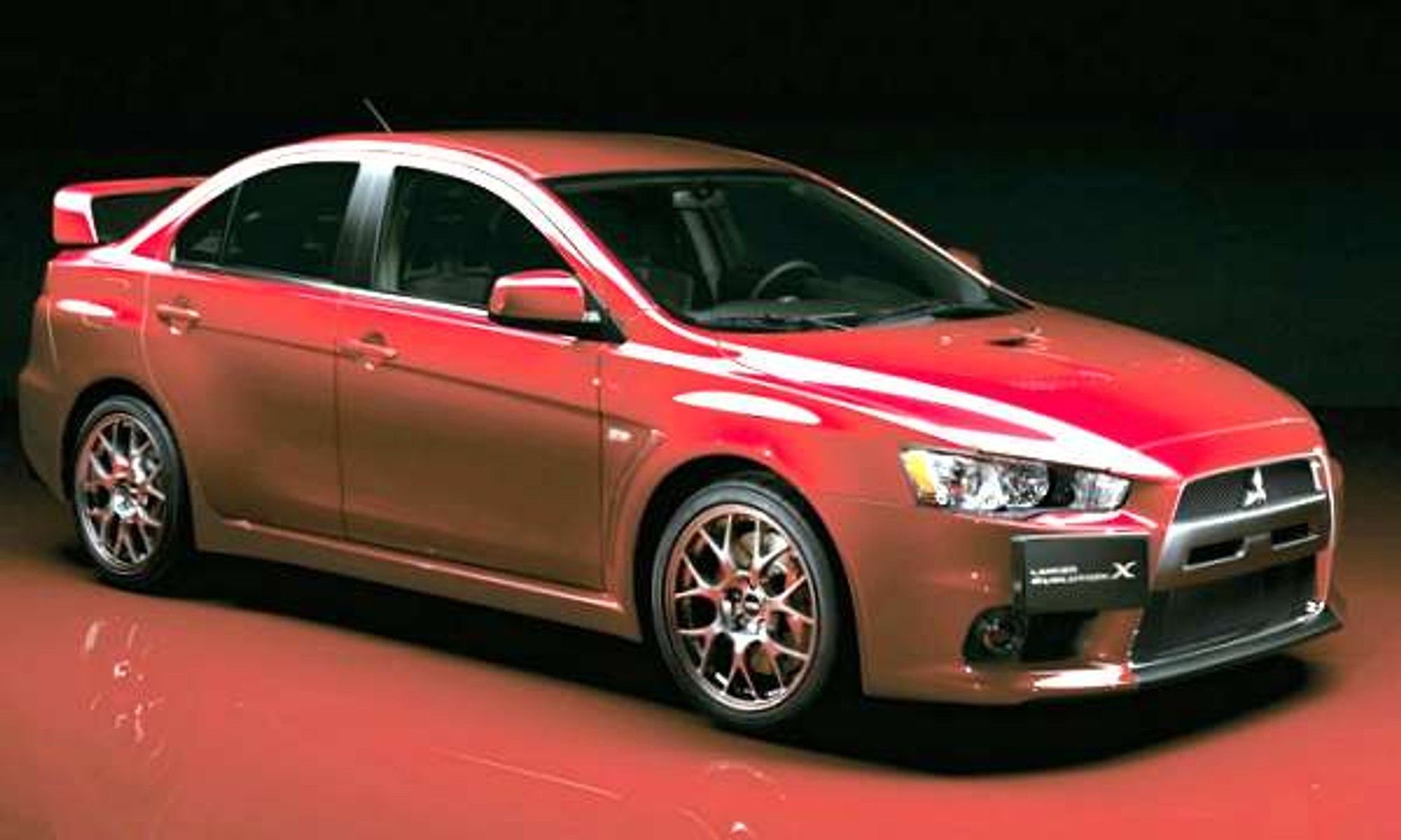 Lancer Evo X - fire-breathing dragon