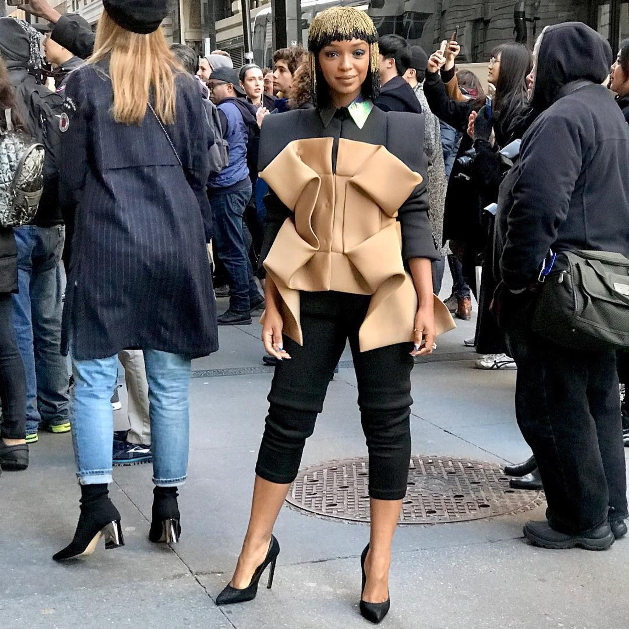Nandi Madida makes New York Fashion Week debut