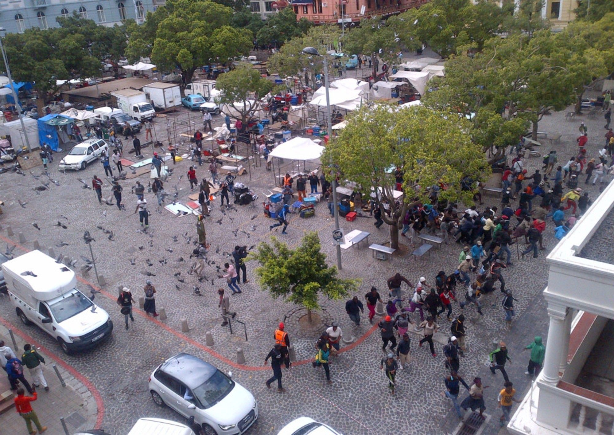 Cape Town protest turns violent