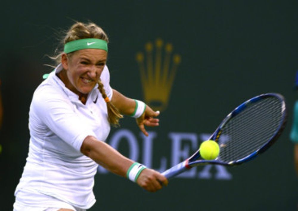 Azarenka serves up double-bagel