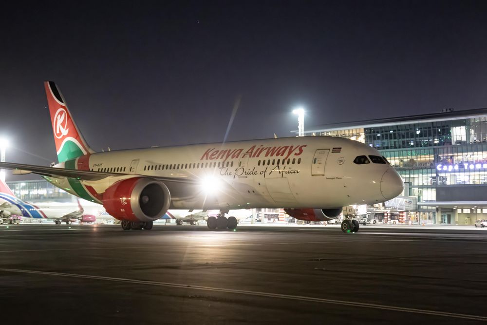 Kenya Airways operates Africa’s first intra-African flight to Cape Town ...
