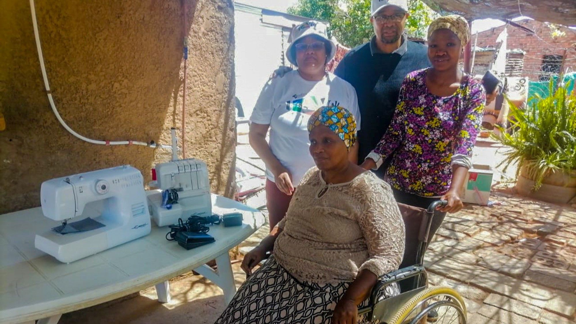 Sewing hope: Donation revives Galeshewe woman’s livelihood