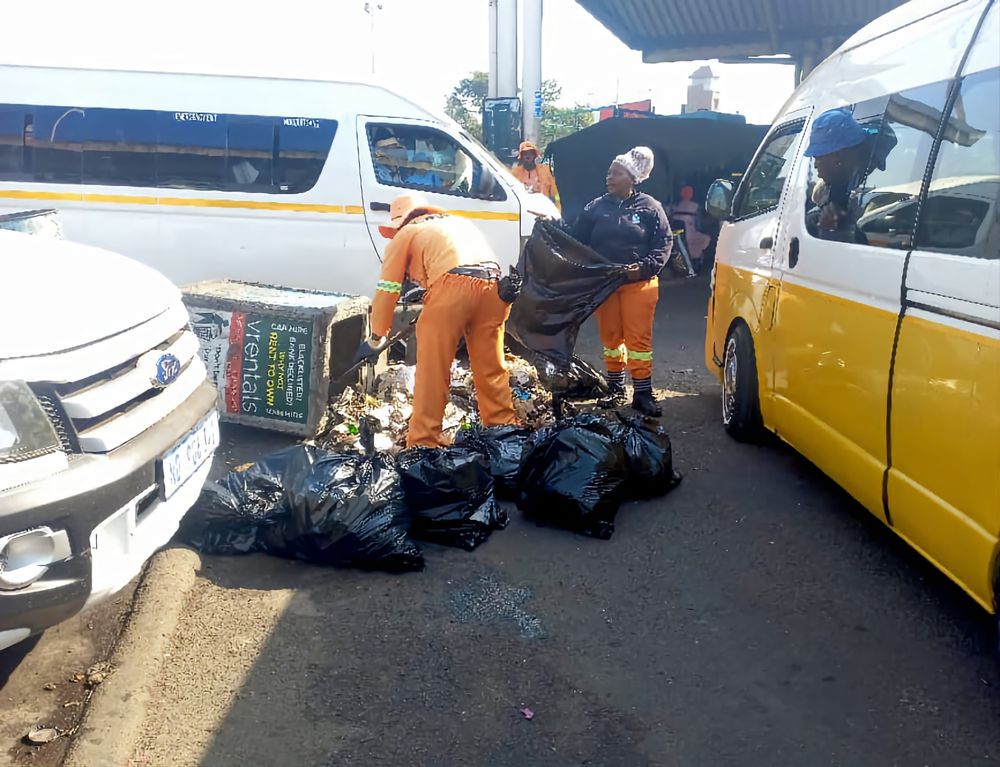 Teams deployed to clean up taxi ranks
