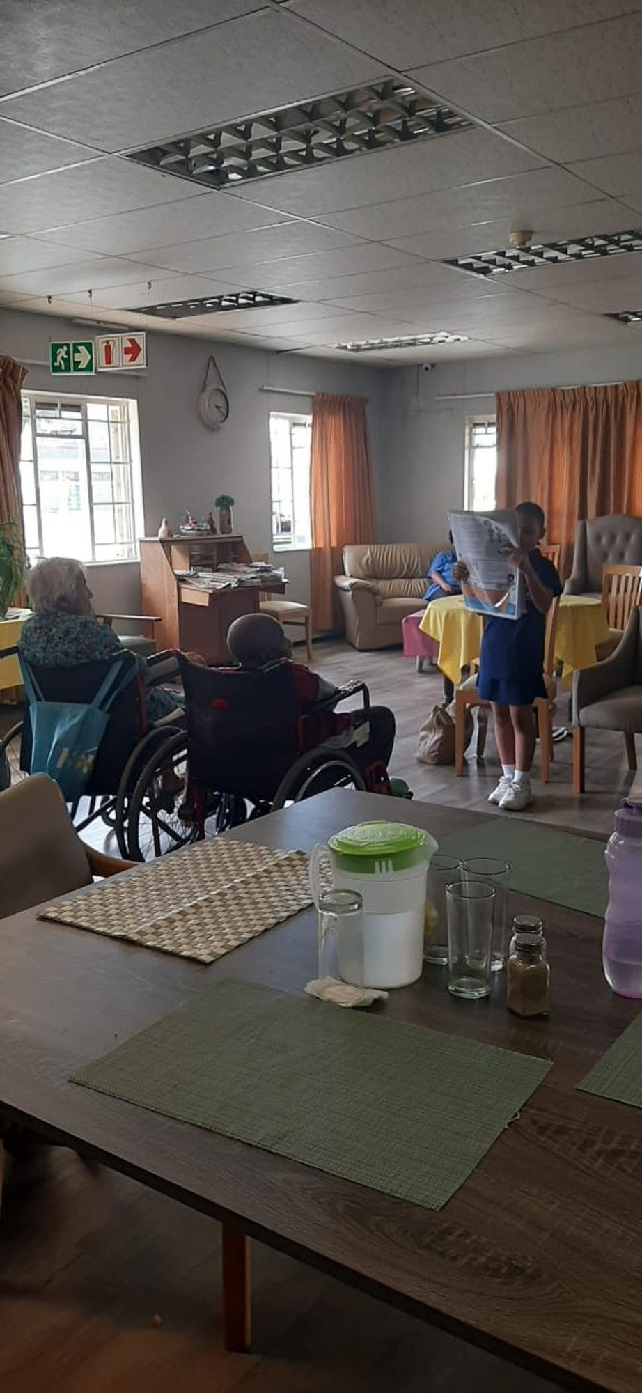 Local reading champ brightens seniors’ day