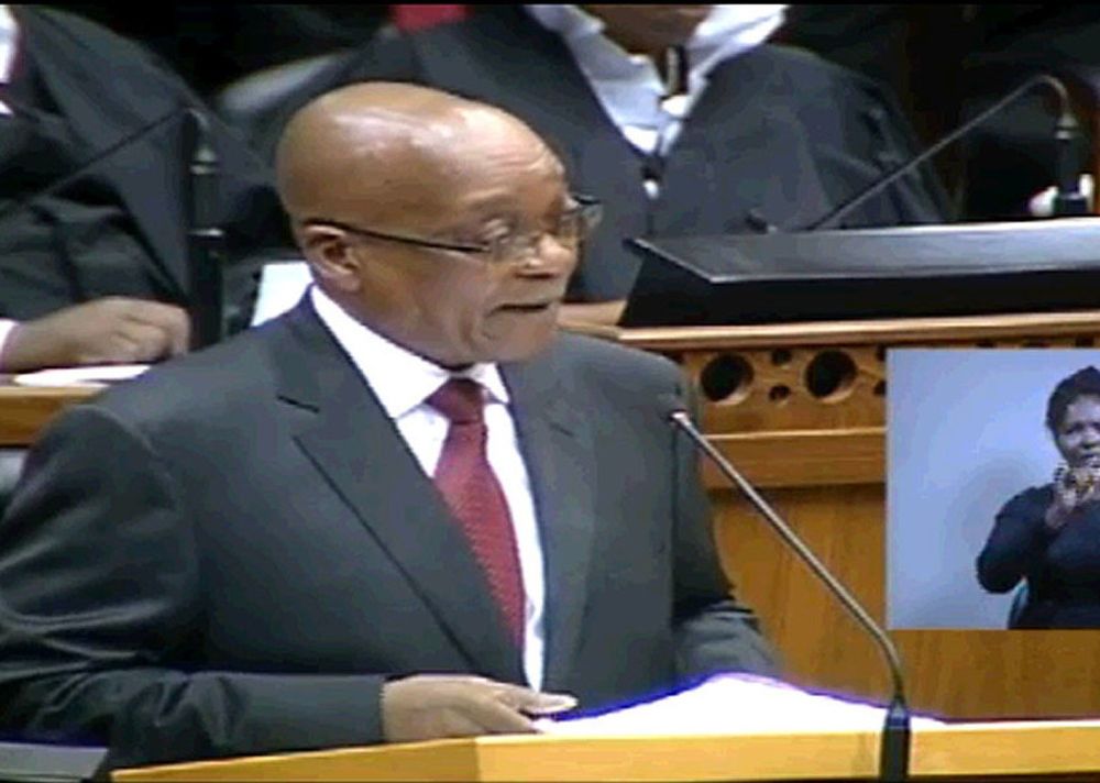 SONA: Zuma upbeat about economy