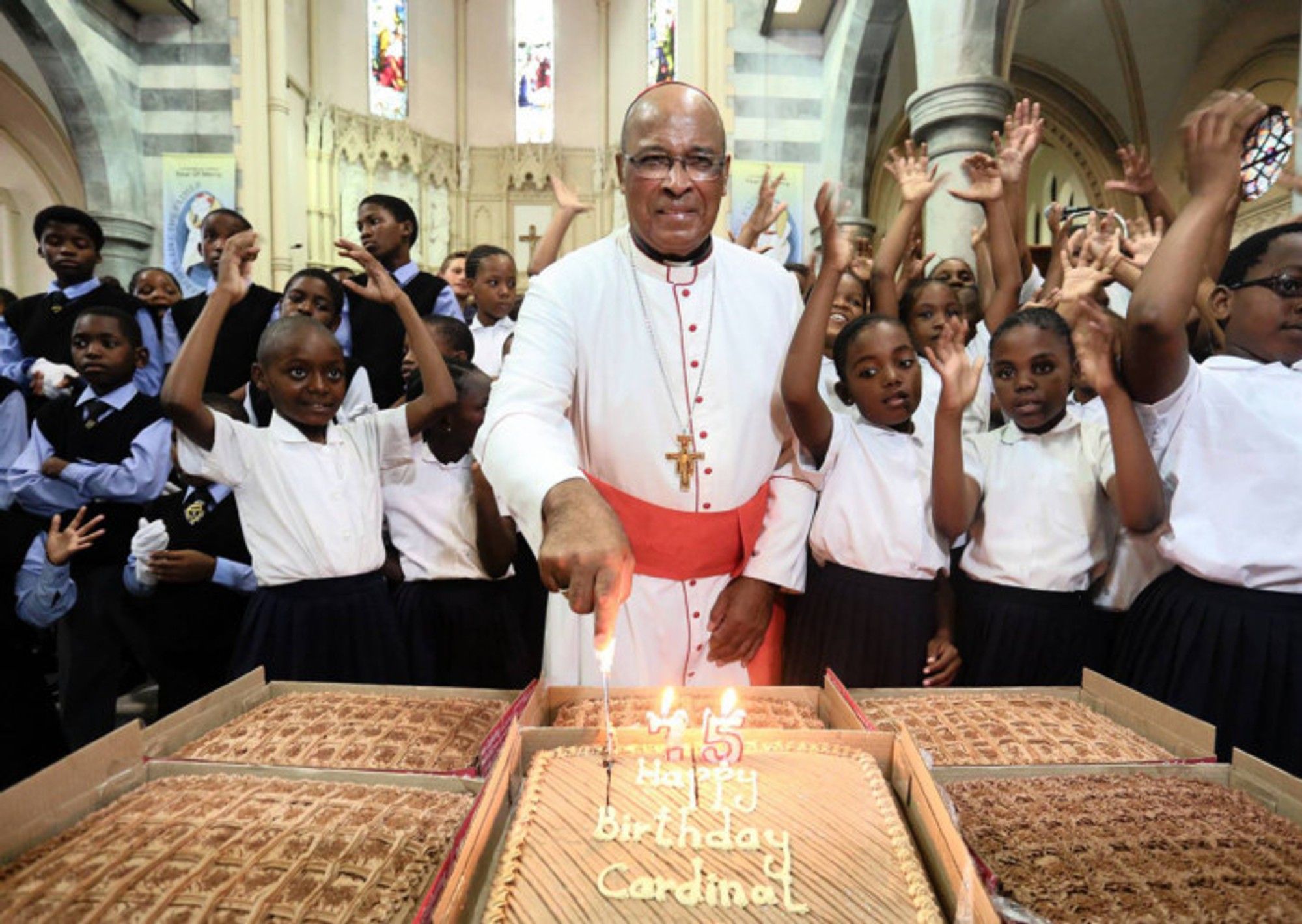 Cardinal Wilfrid Napier calls it quits