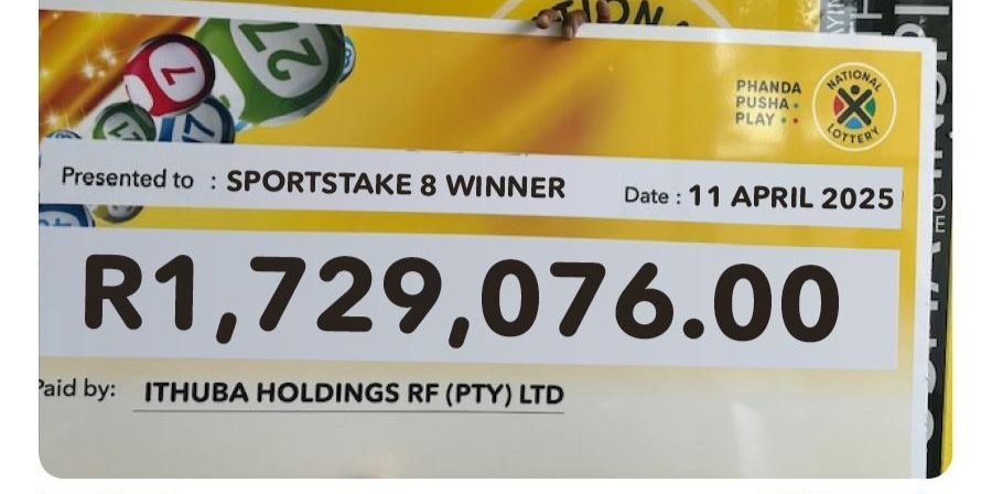 From R10 to R1.7 million: a father's incredible Sportstake 8 win