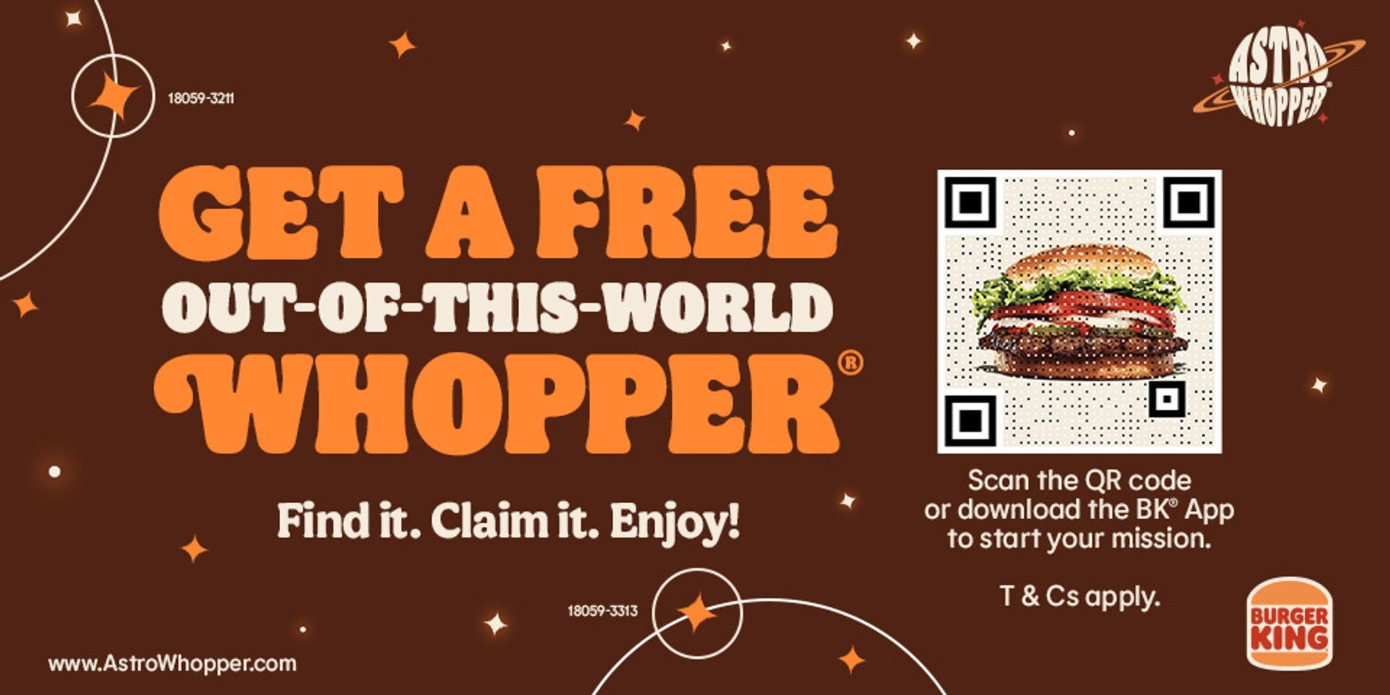 Burger King® discovers a Whopper 6500 light years away