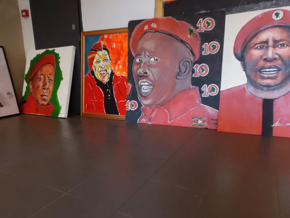 Malema celebrated in artistic exhibition
