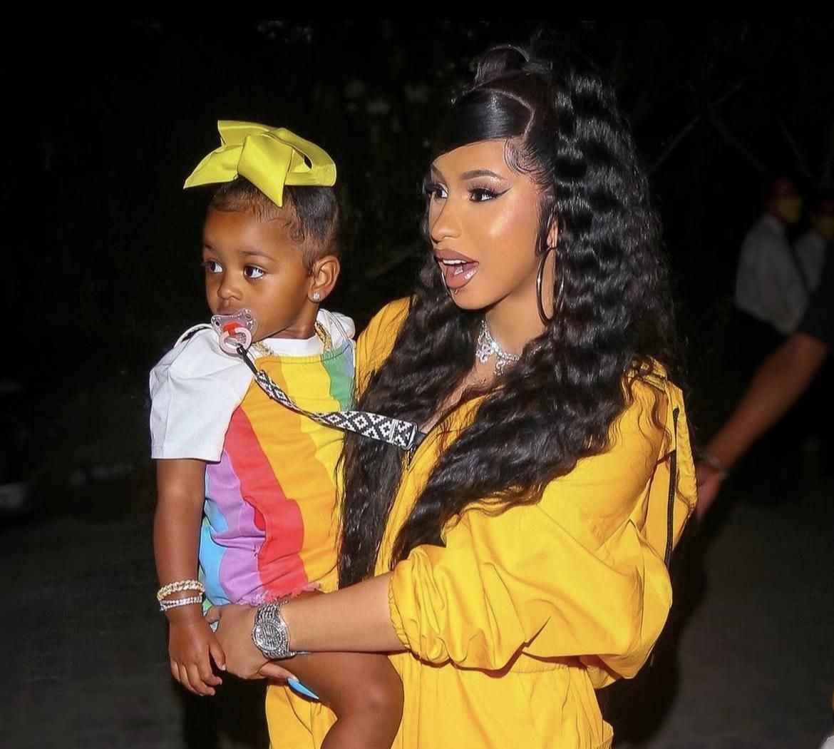 WATCH: Cardi B is speechless after her daughter draws on her R1 million ...
