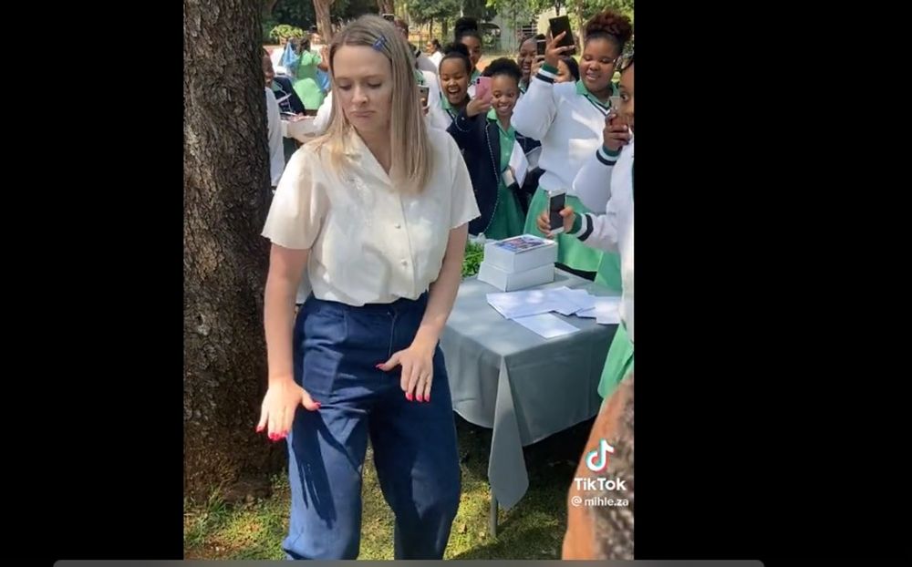 WATCH: Pretoria school teacher goes viral for ‘Salary Salary’ dance