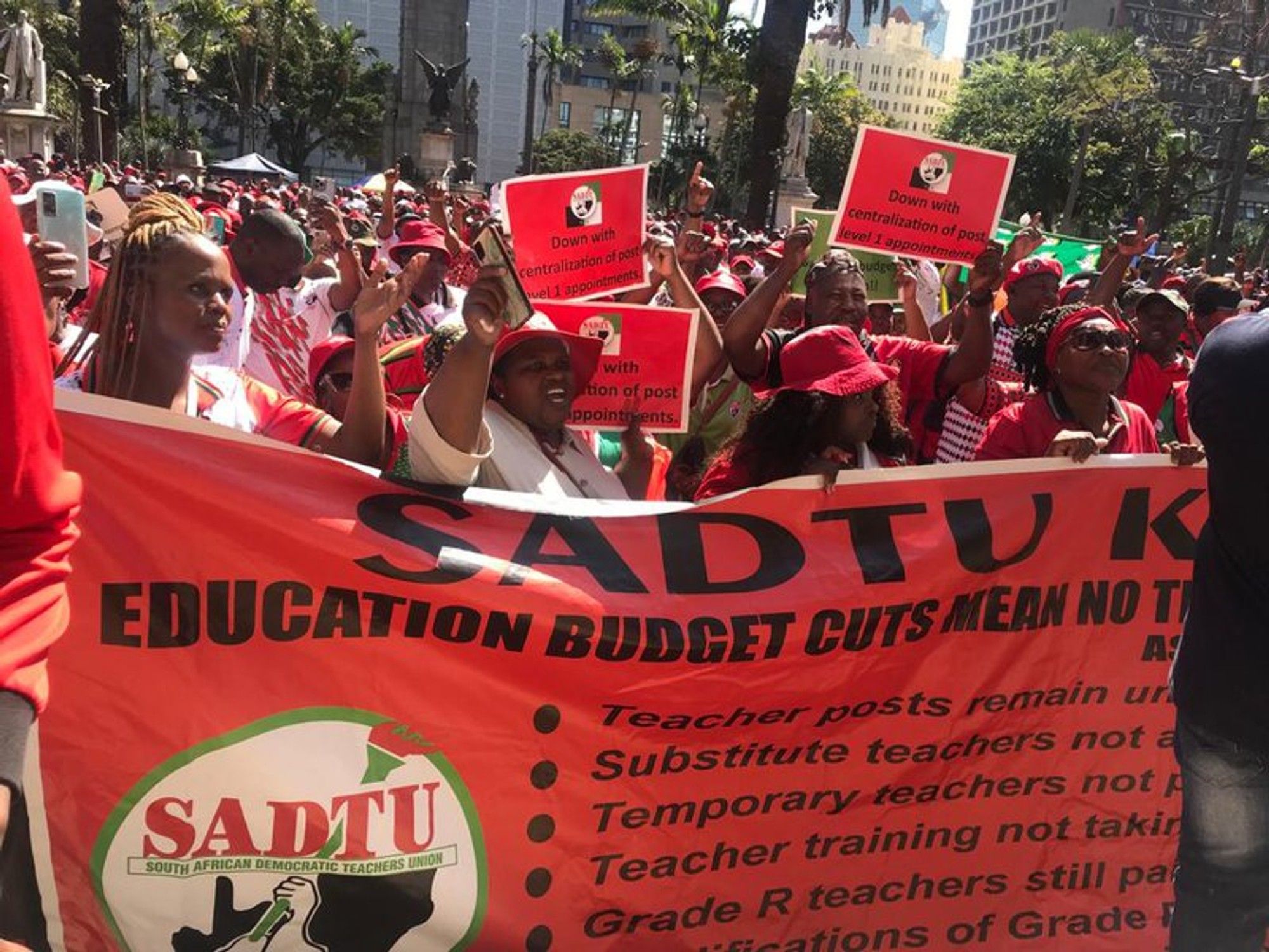 SADTU halts work-to-rule protest in KZN as Education Department pledges ...
