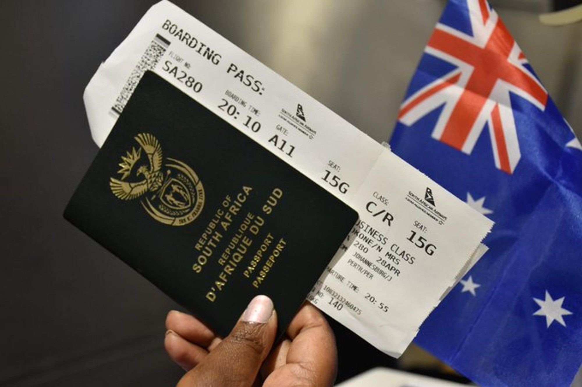 WATCH: Excitement as SAA resumes Johannesburg to Perth flights