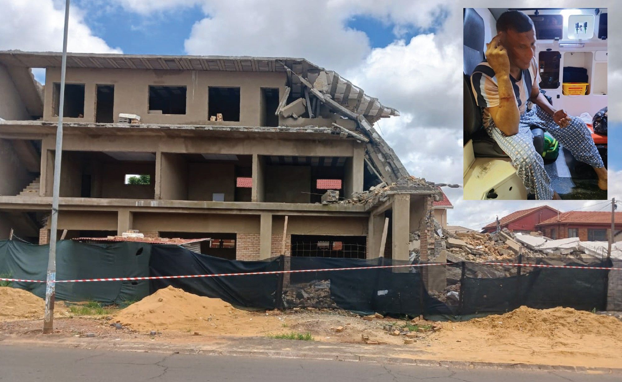 Three-storey building collapse: Victim shares survival story