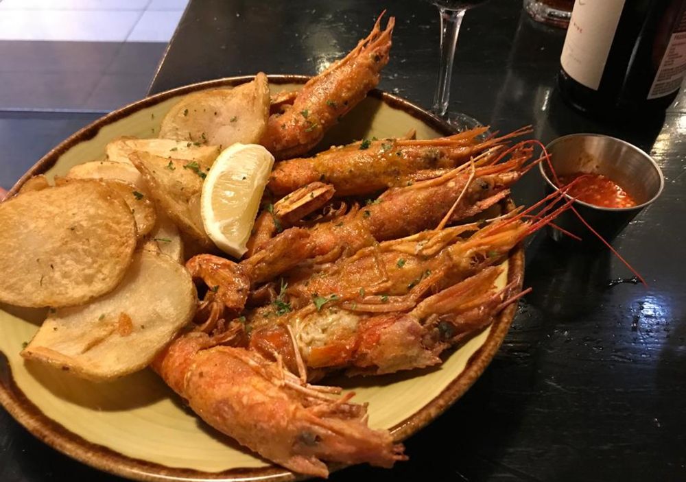 Peri-peri chicken and prawns... what more could you ask for?