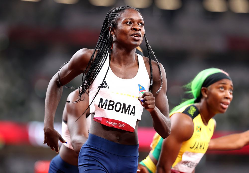 Namibian DSD athlete Christine Mboma claims silver in women’s 200m