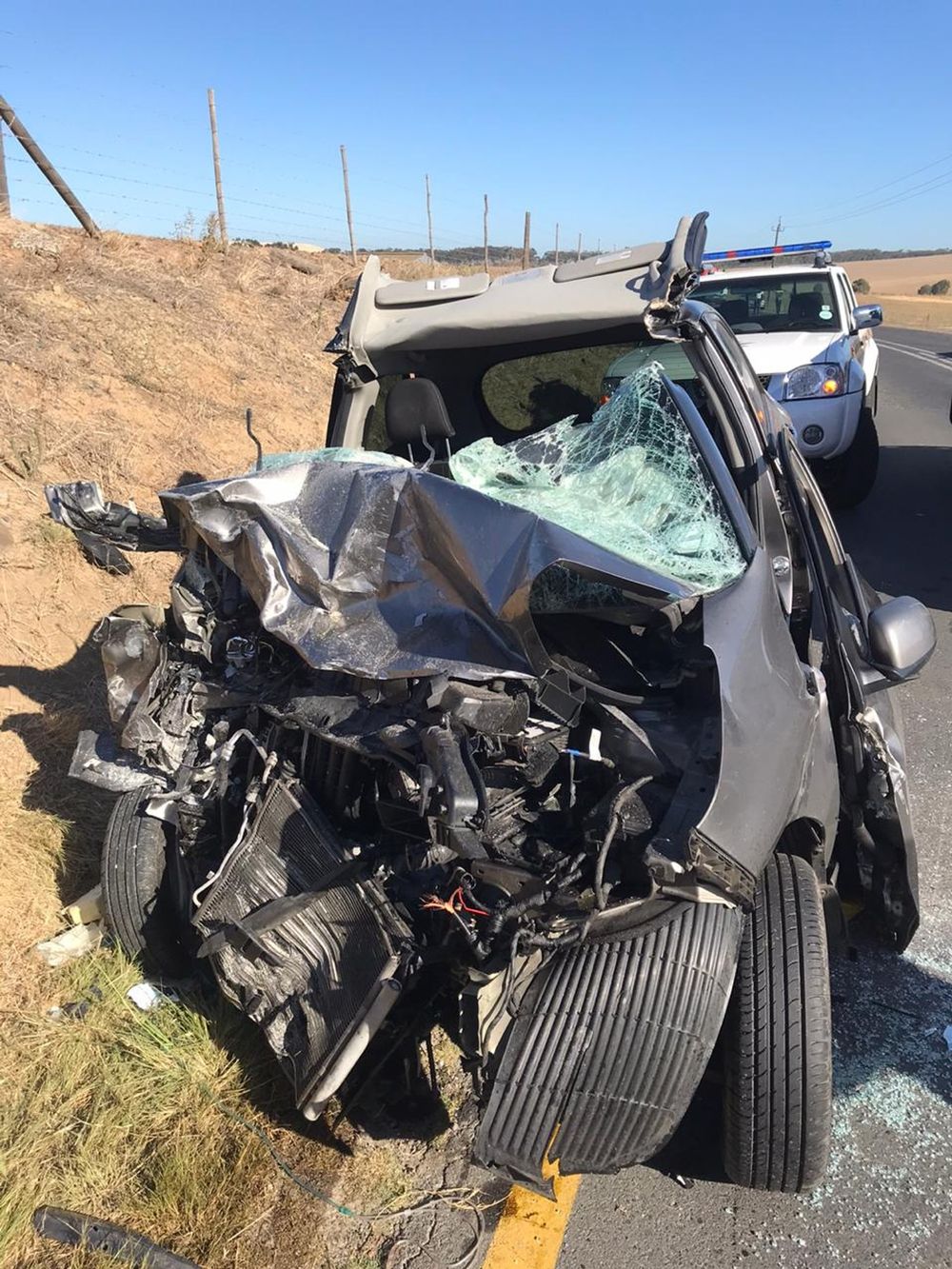 Two separate car crashes on Western Cape roads leaves four dead, two ...
