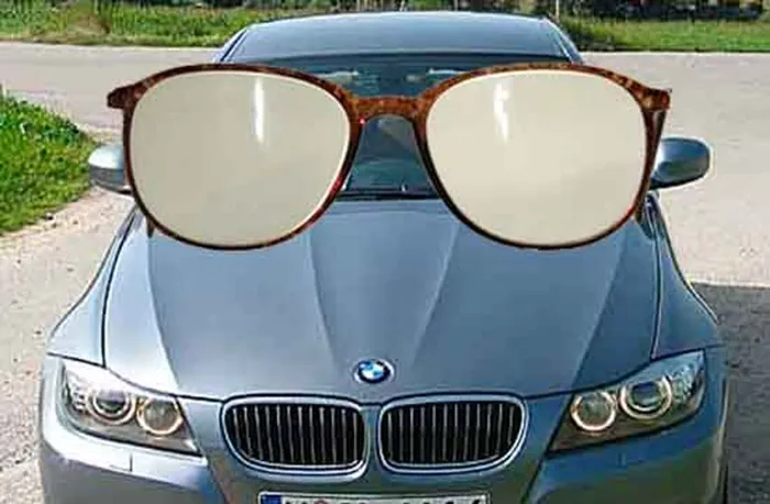 Magnifying windscreens for poor-sighted drivers