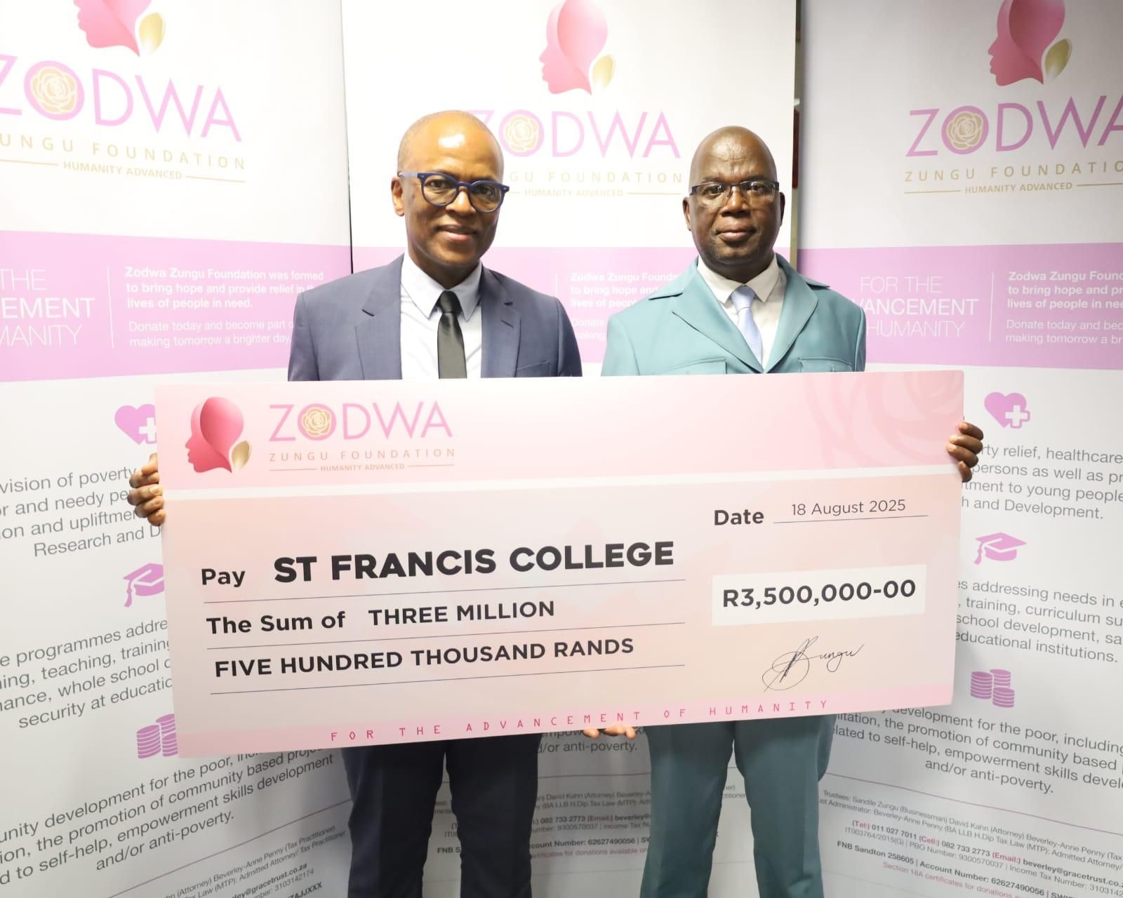 Zodwa Zungu Foundation donates R4. 2 million to uplift communities