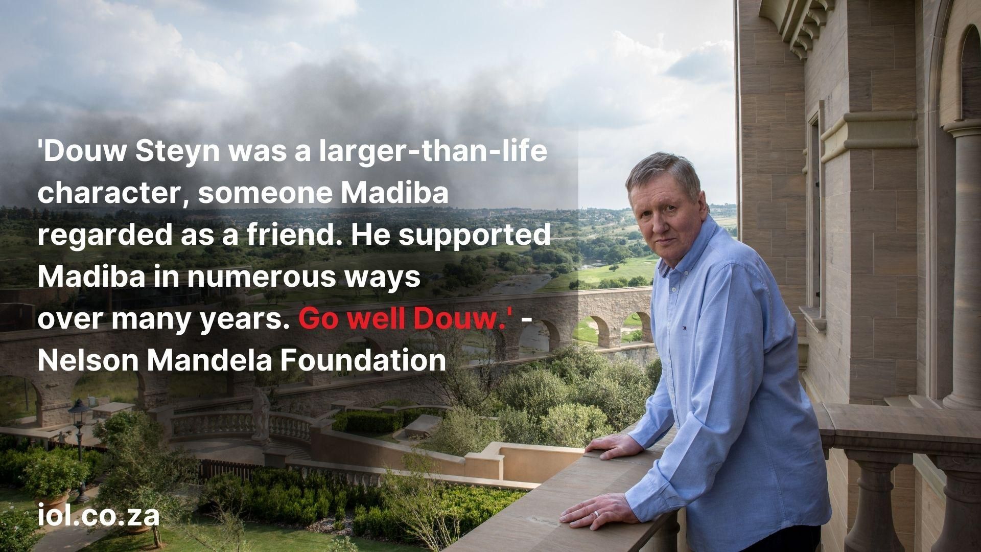 Nelson Mandela Foundation mourns 'larger-than-life' SA billionaire Douw ...