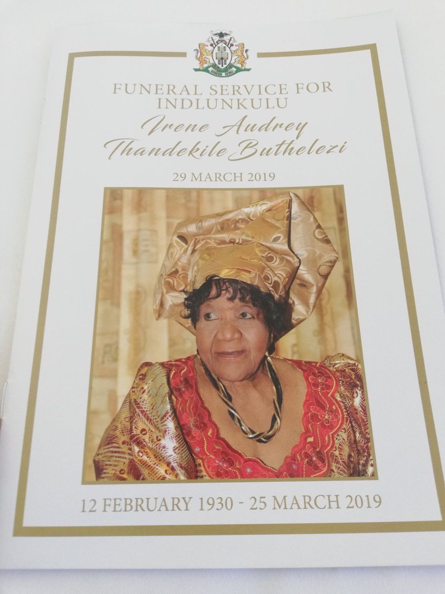 #PrincessIreneFuneral: Prince Zuzifa Buthelezi pays moving tribute to ...