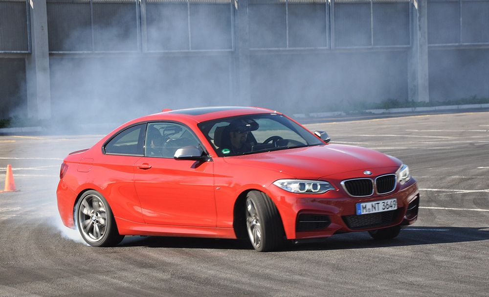 Getting BMW's M235 seriously sideways
