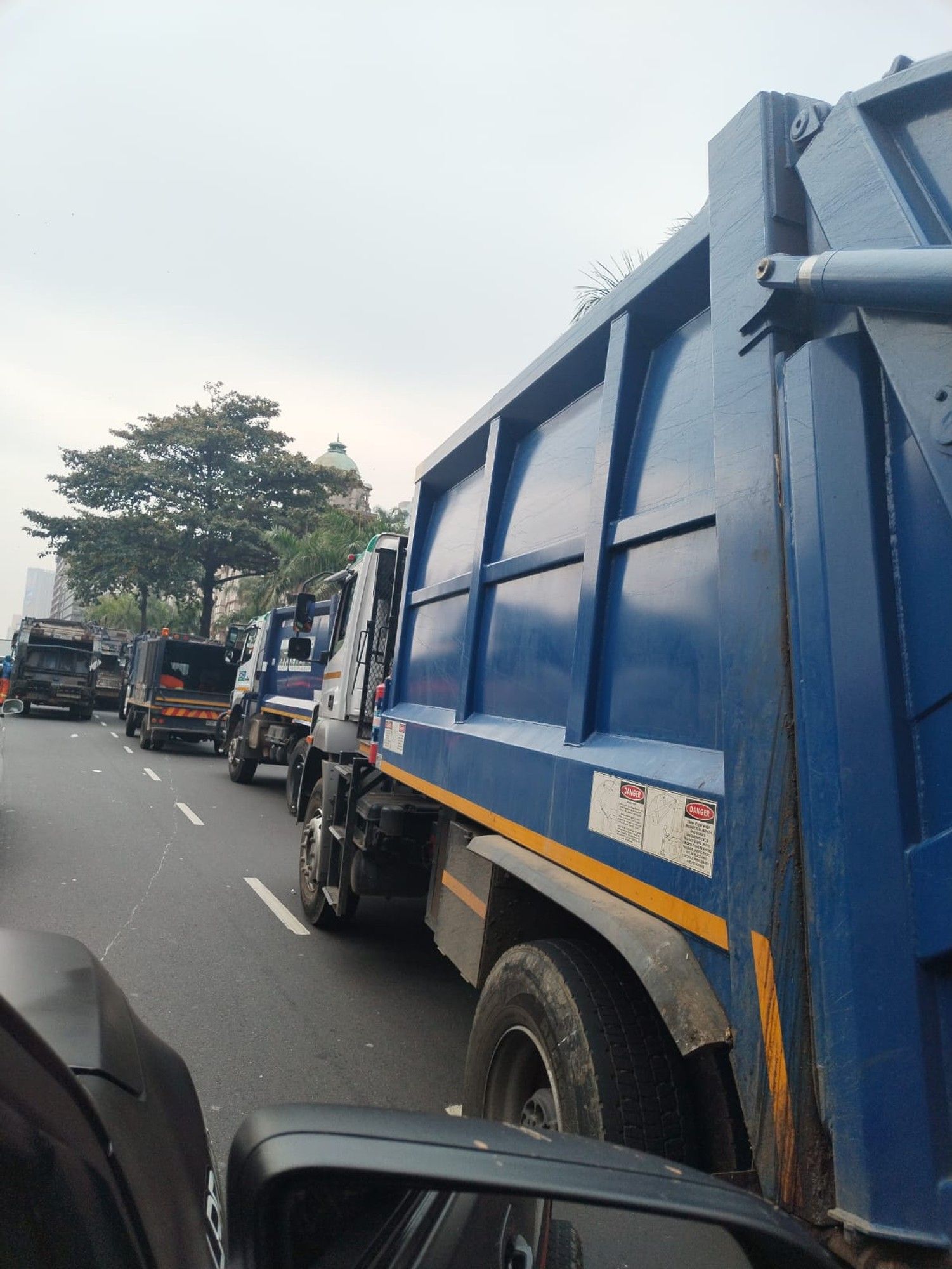 DSW staff members take their grievances to City Hall