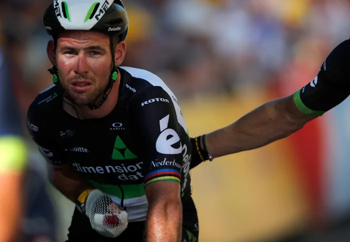 PICS: Cavendish taken to hospital after spectacular crash