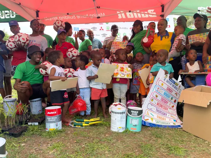 Usuthu brings festive cheer to Sphethamandla Day Care in Clermont
