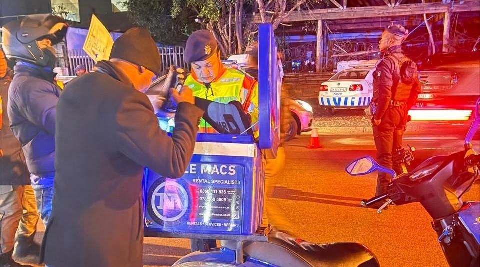Not so fast: Police crackdown on food delivery bikers in Tshwane ...