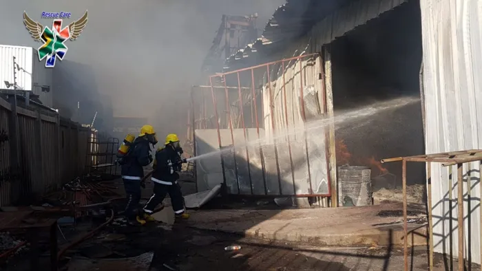 WATCH: Fire breaks out at Prospecton warehouse #DurbanFire