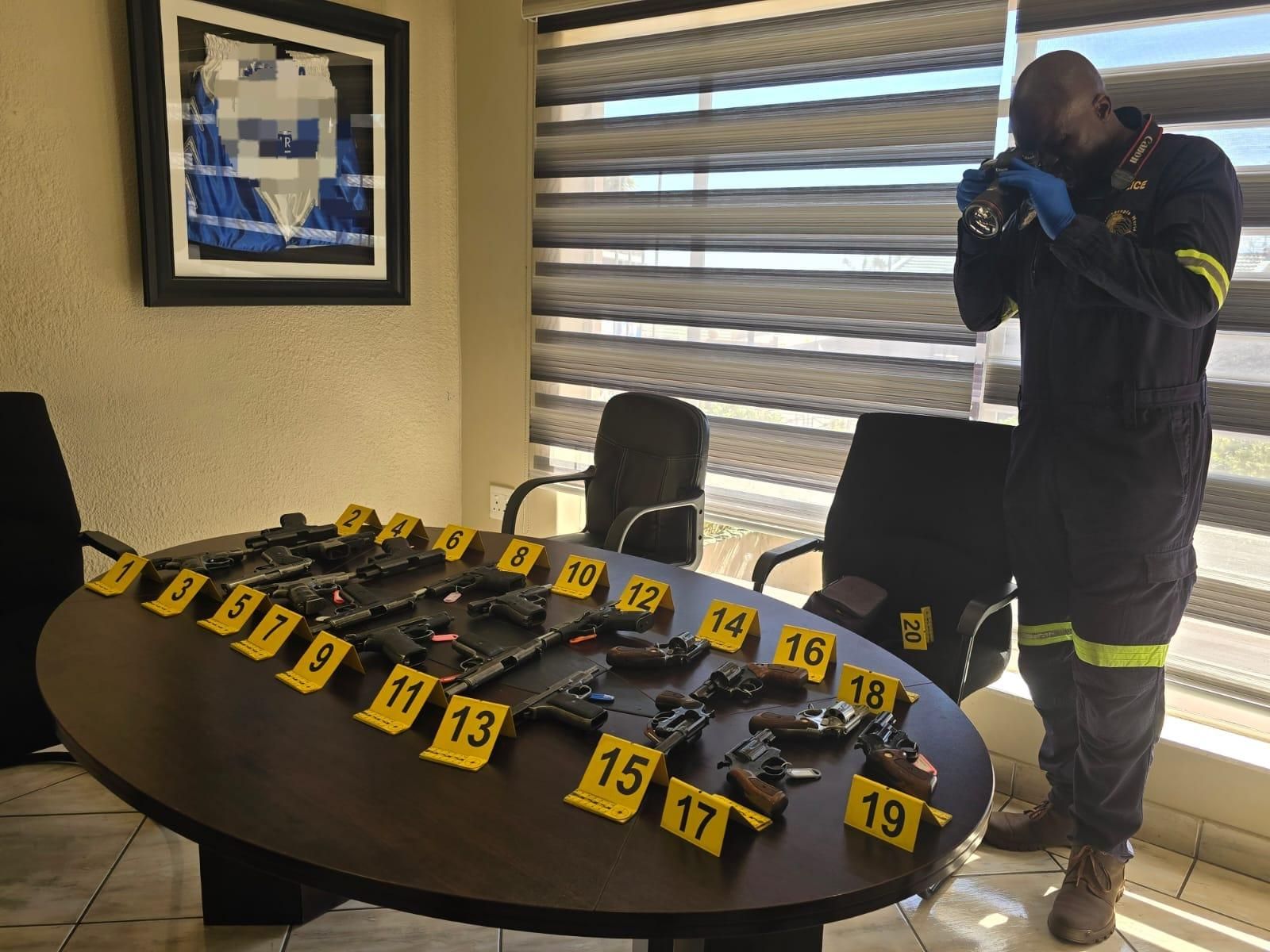 SAPS seizes over 200 firearms from a private security company