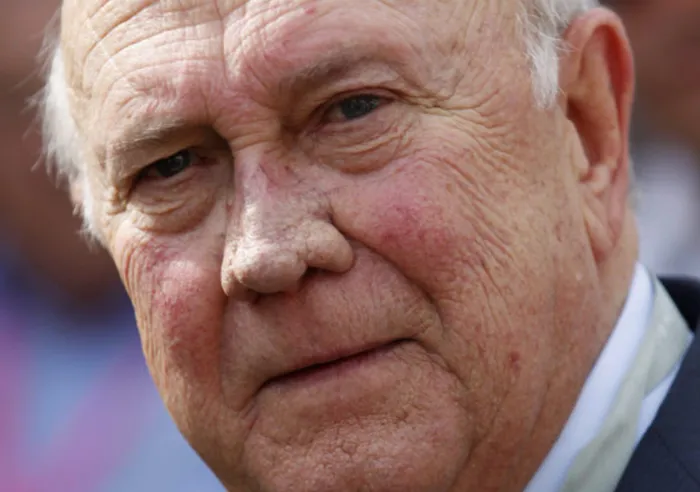 FW de Klerk: the pessimists are wrong