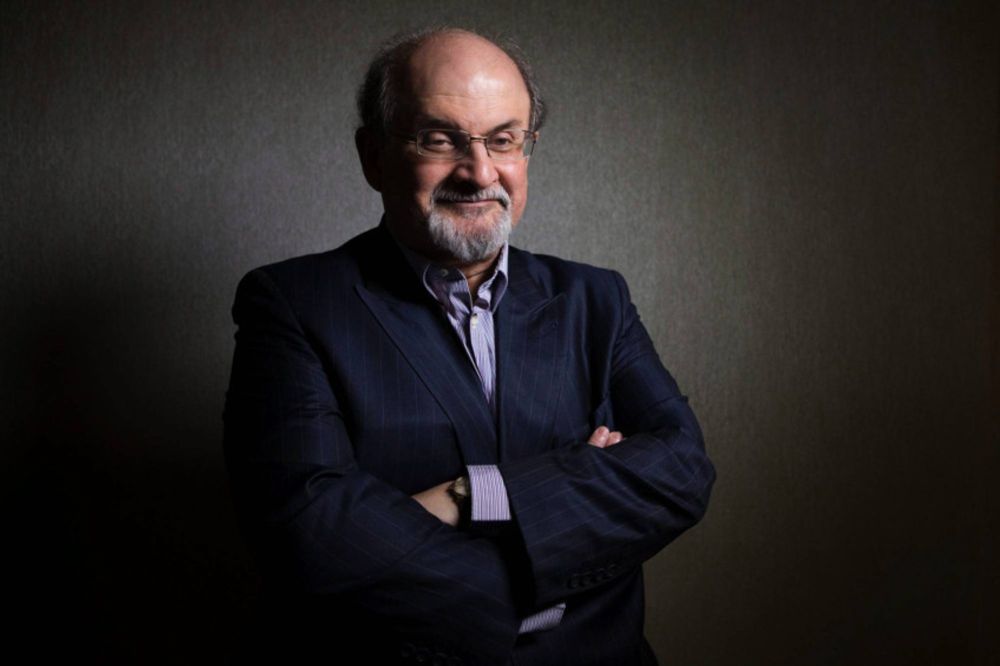 Rushdie dines with 'filthy pop' singer