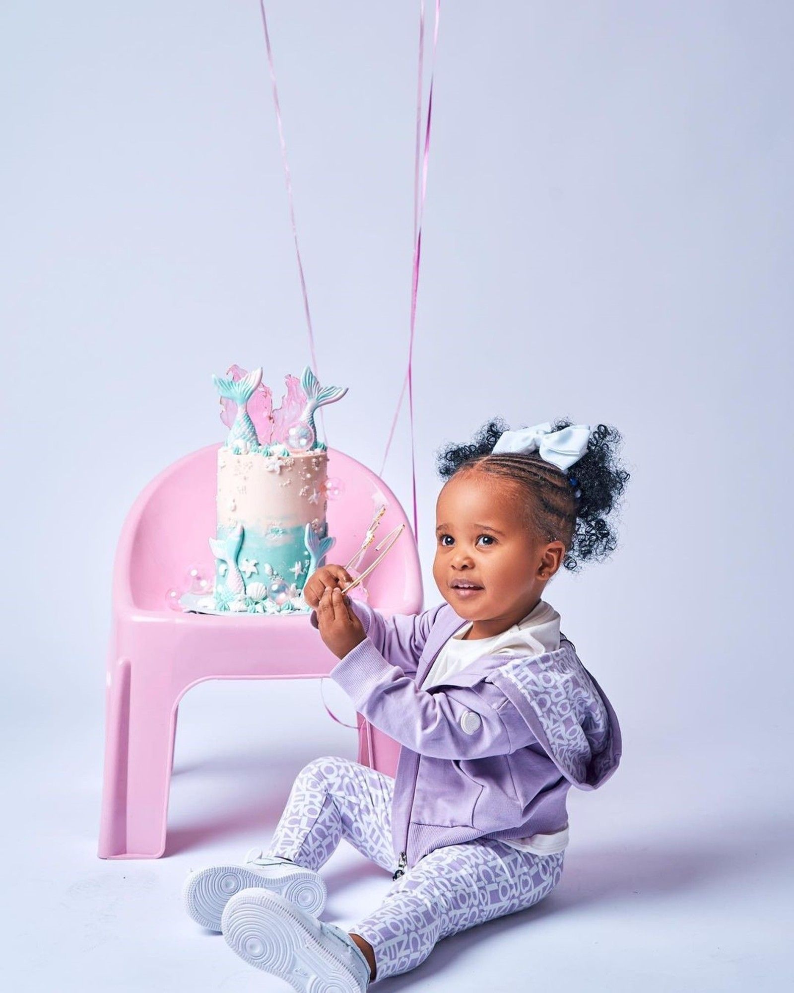 Coco recently turned 2, Sithelo Shozi and Andile Mpisane counted their ...
