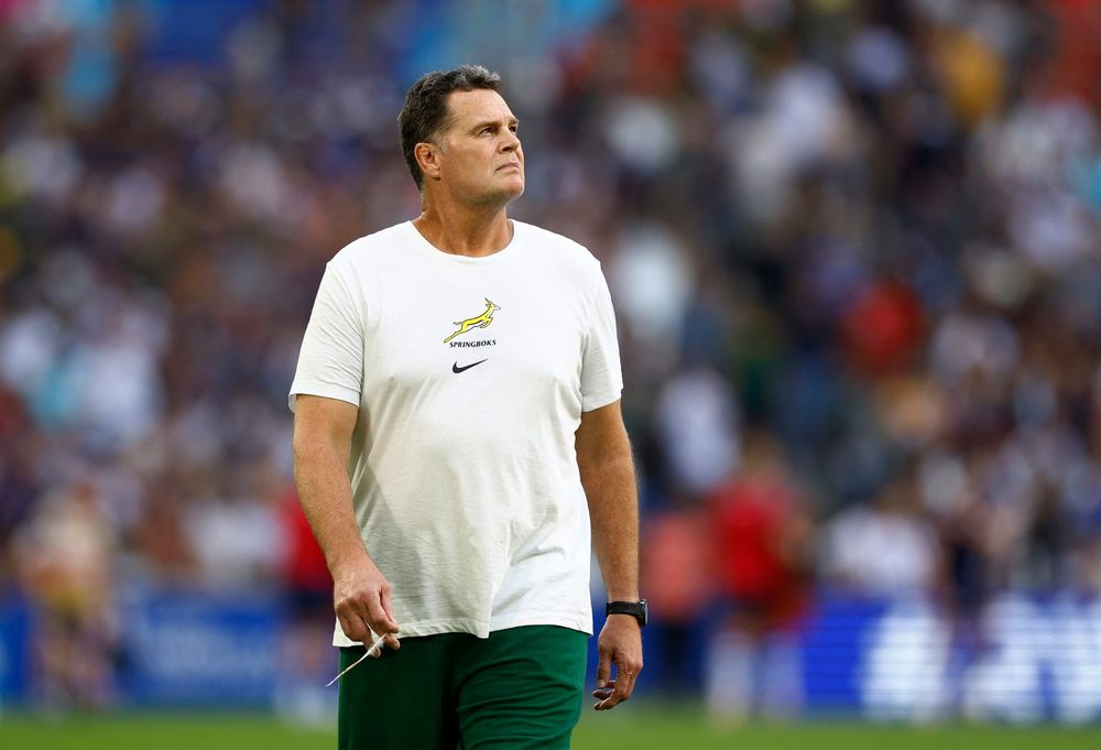 COMMENT: Blinding lights ... Eccentric genius Rassie Erasmus thinking ...