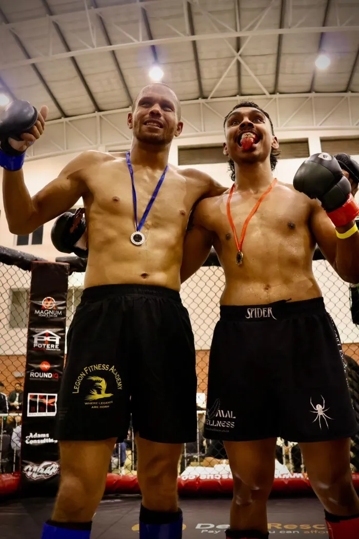 Ezra Solomon wins at Barebones MMA Championships in Cape Town