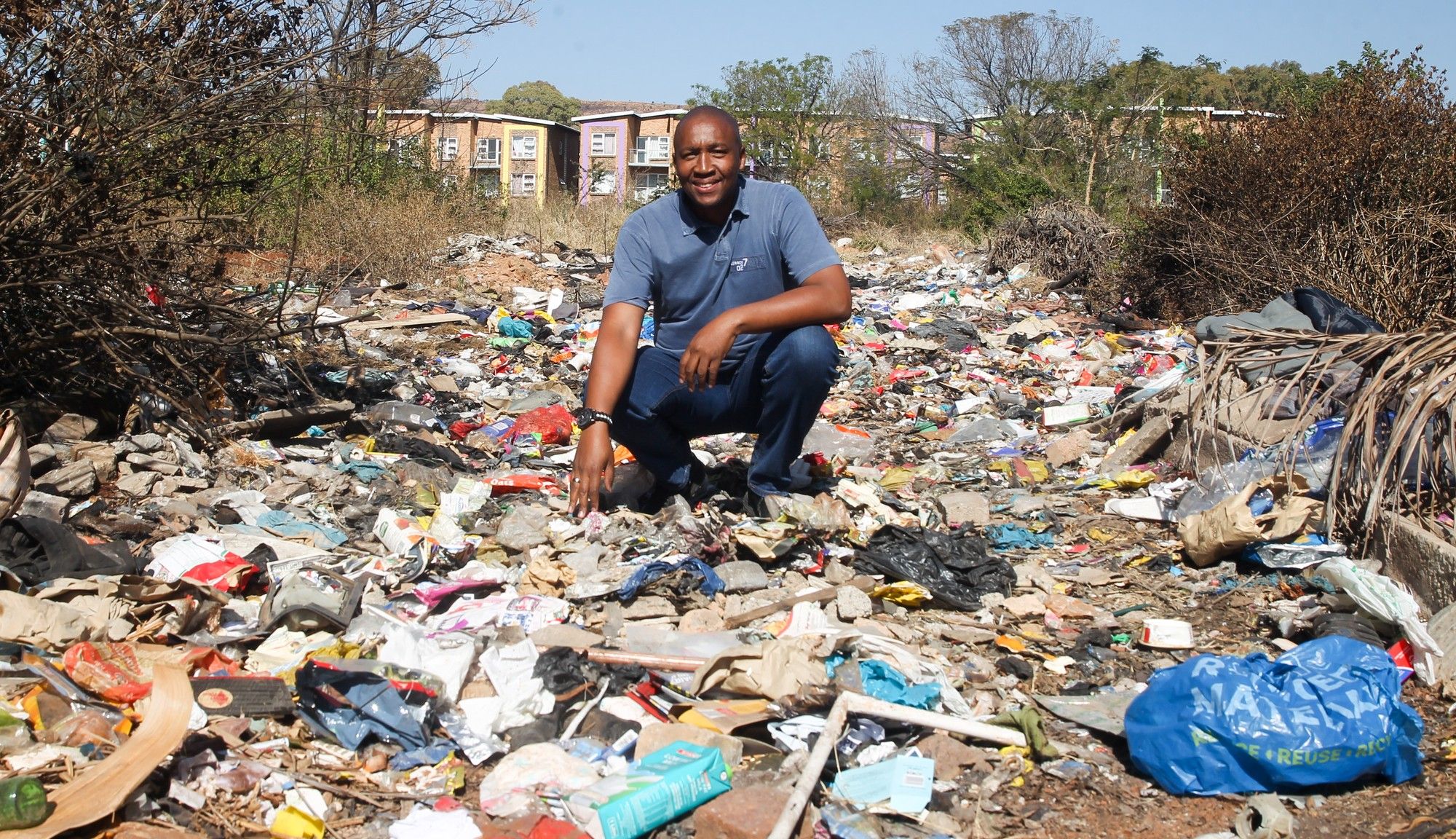 Illegal dumping site near homeless centre set for clean-up on Mandela Day